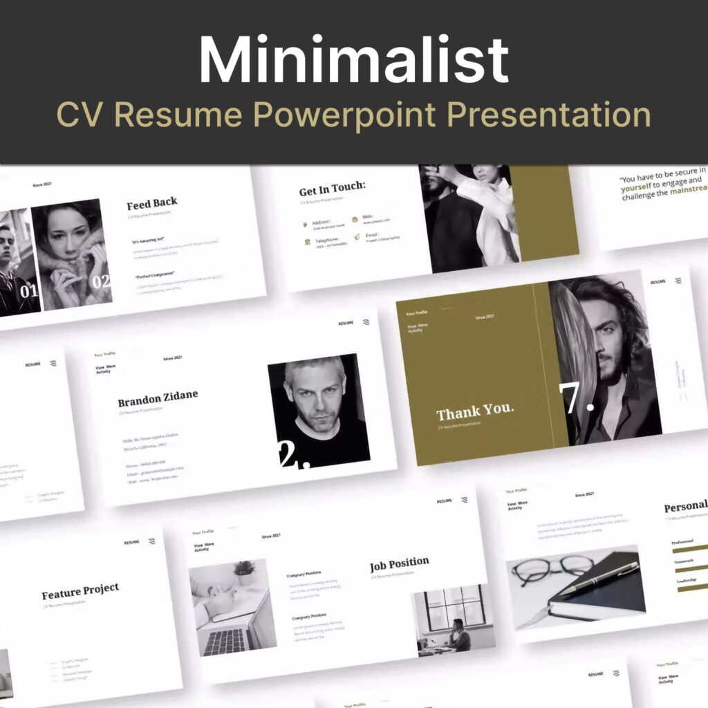 26+ Resume PowerPoint Templates for 2025 - MasterBundles