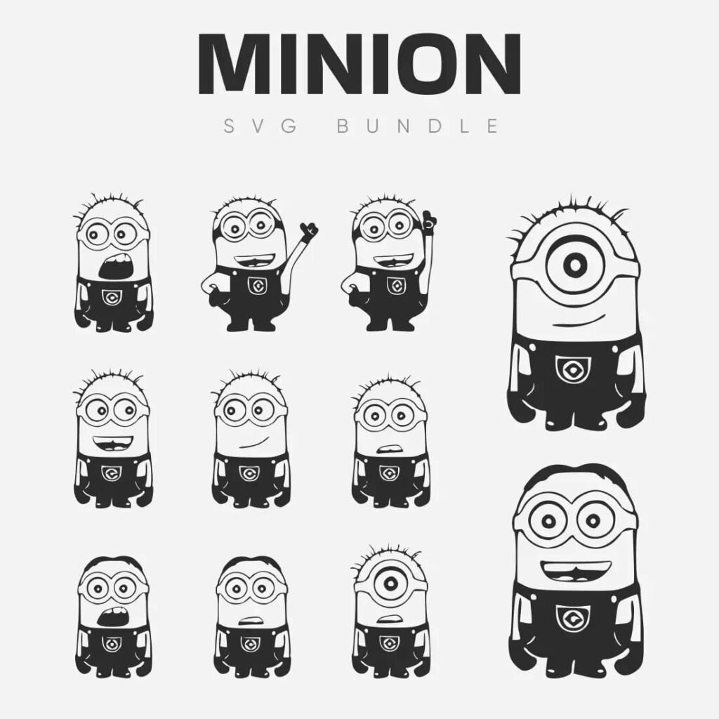 Big Minion SVG Bundle – MasterBundles