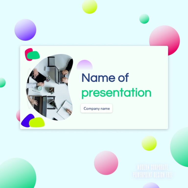Modern Corporate Powerpoint Design Free – MasterBundles