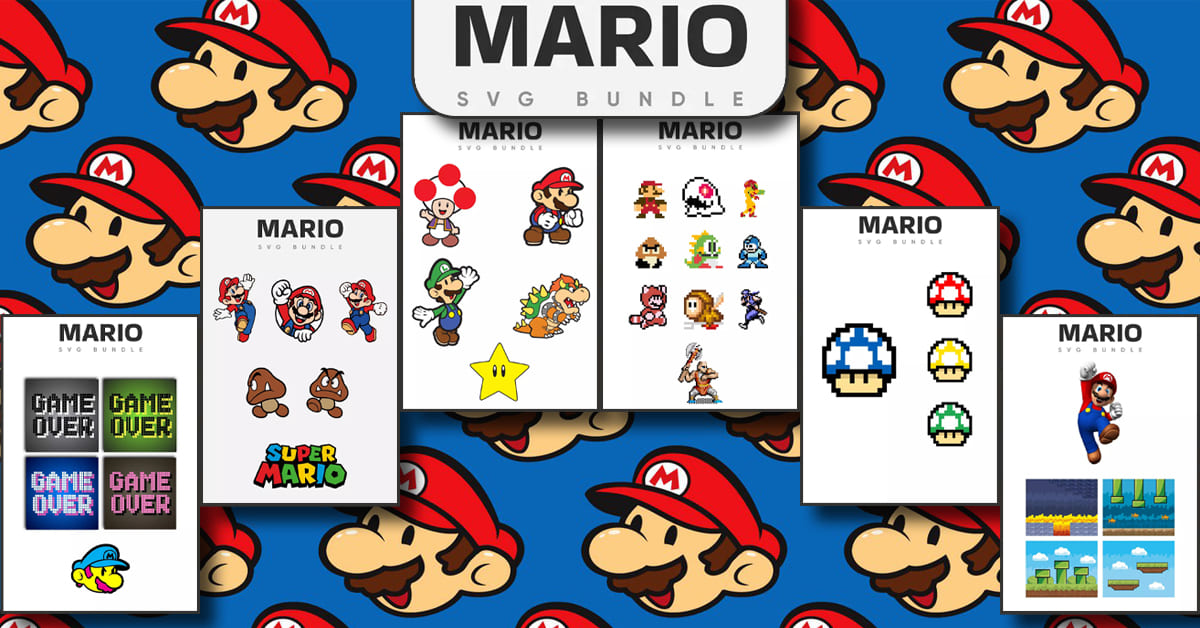 Monstrous Mario SVG Bundle – MasterBundles