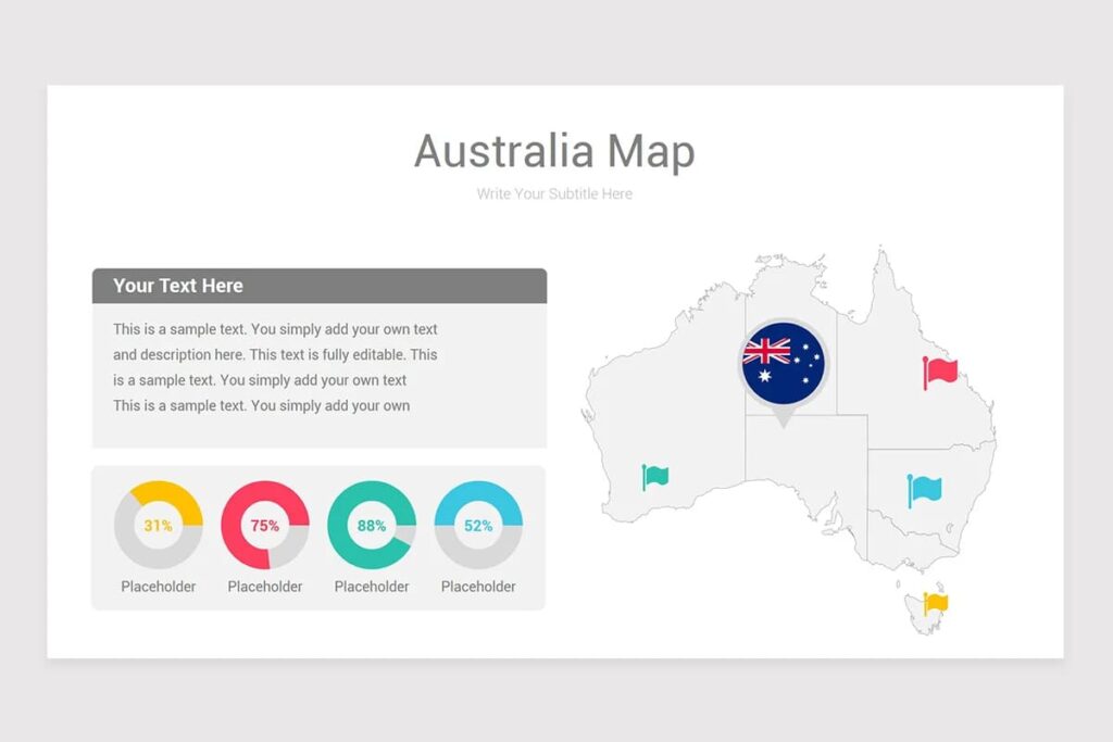 Oceania Maps PowerPoint Template – MasterBundles