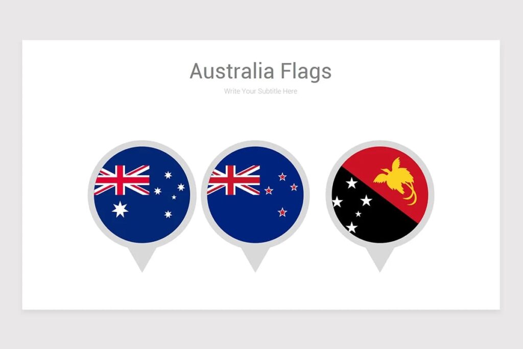 Oceania Maps PowerPoint Template – MasterBundles