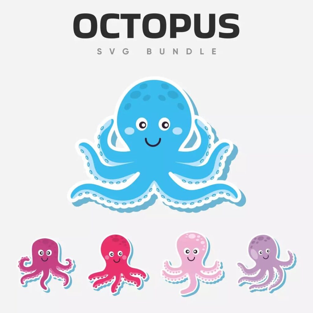Octopus SVG Designs Bundle – MasterBundles