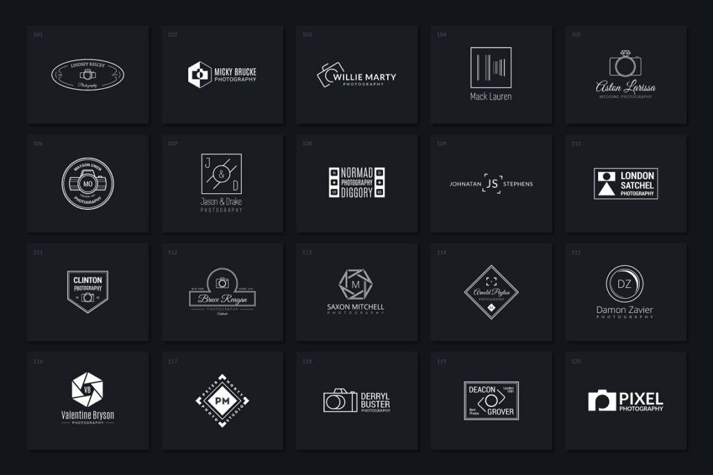 200 Photography Logos – MasterBundles