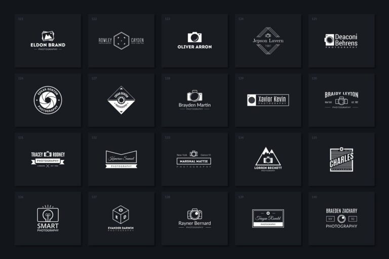 200 Photography Logos – MasterBundles