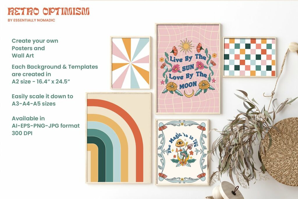 Retro Optimism Graphic Collection – MasterBundles