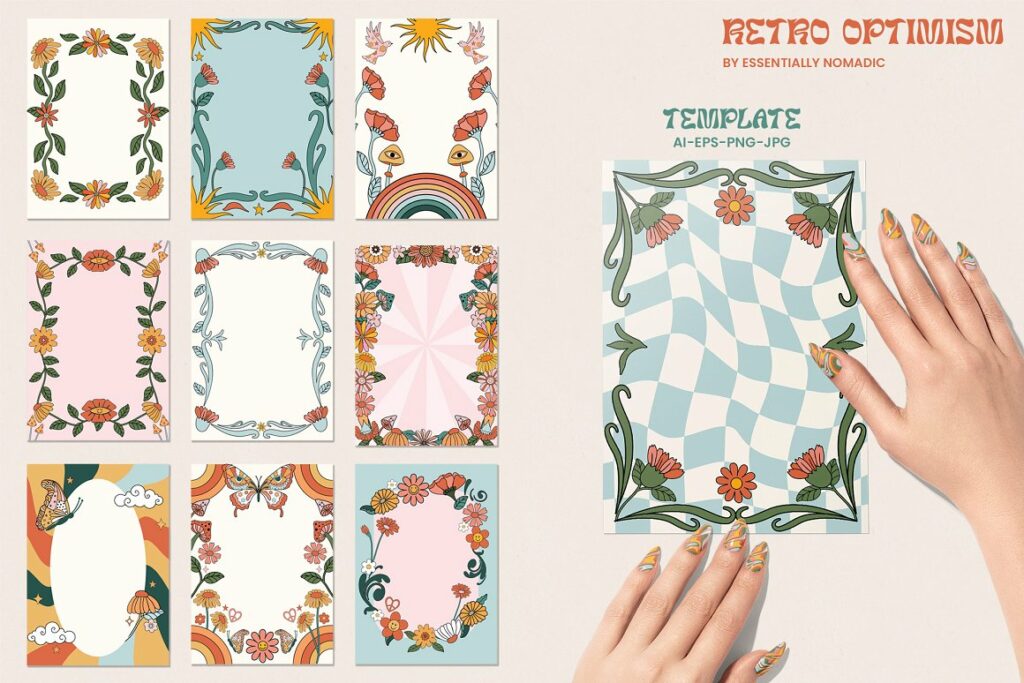 Retro Optimism Graphic Collection – MasterBundles