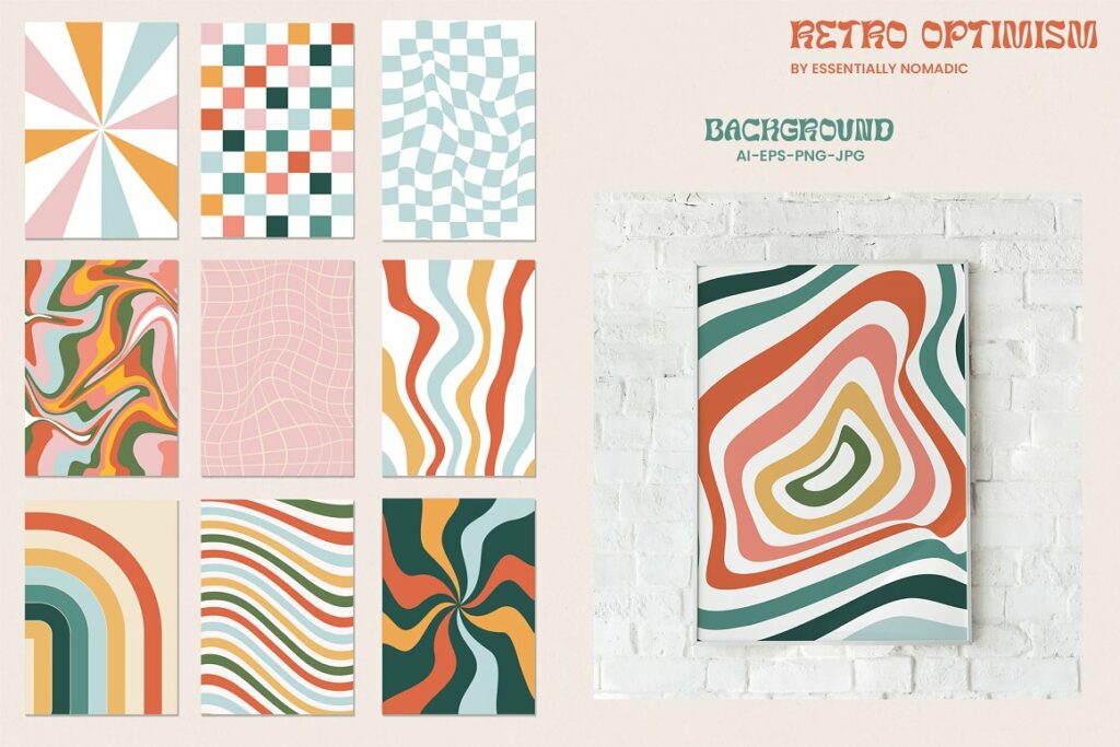 Retro Optimism Graphic Collection – MasterBundles