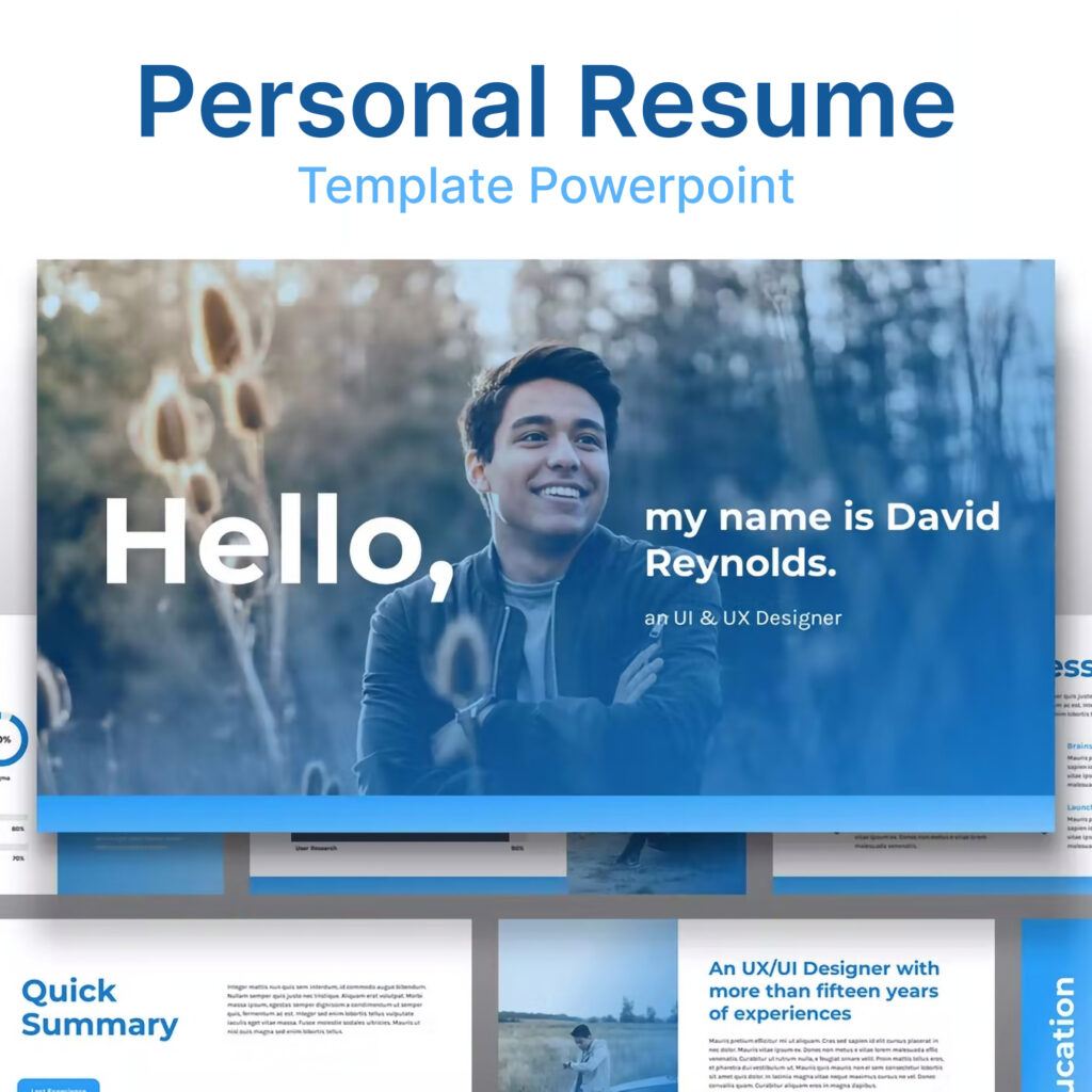 Personal Resume - Template Powerpoint – MasterBundles