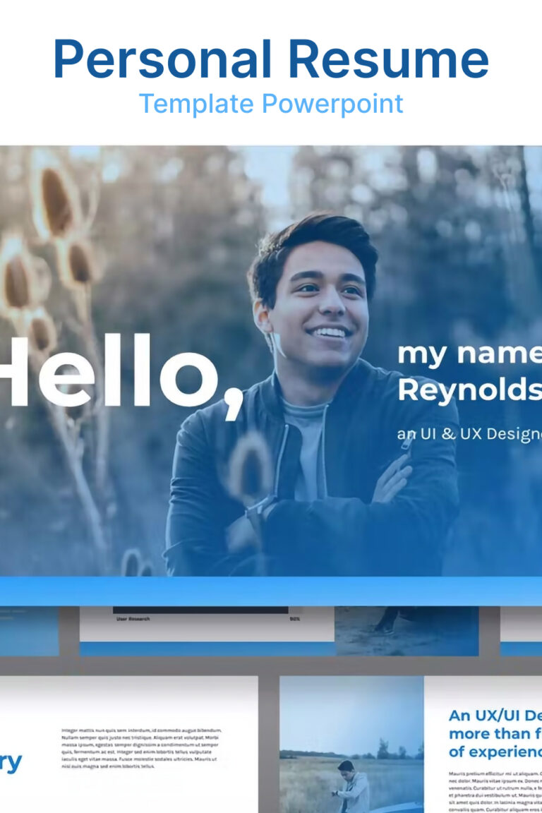 Personal Resume - Template Powerpoint – MasterBundles