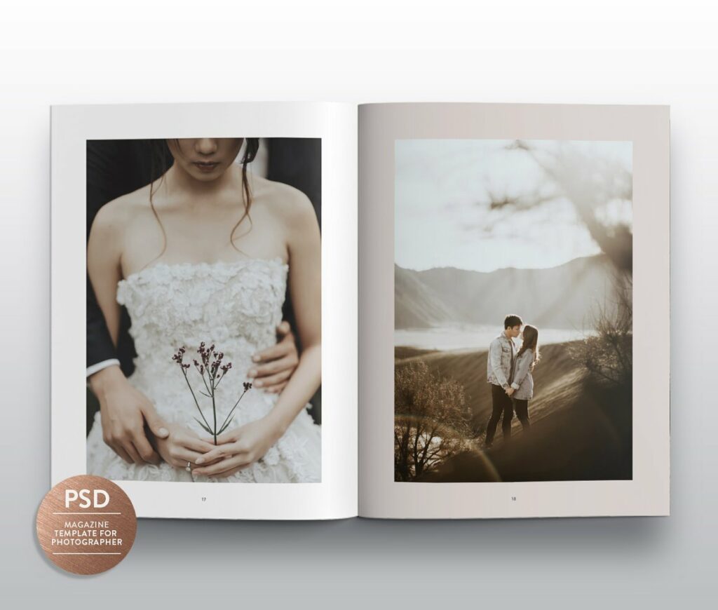 Wedding Magazine Template – MasterBundles
