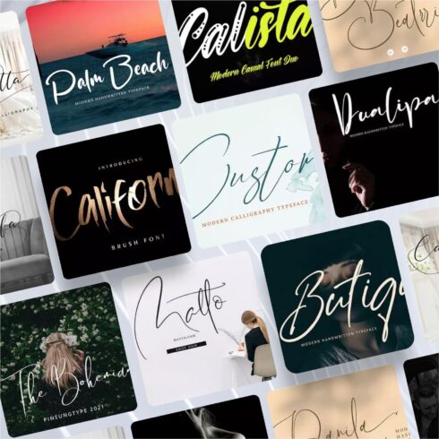 10 Professional Script Fonts Bundle – MasterBundles