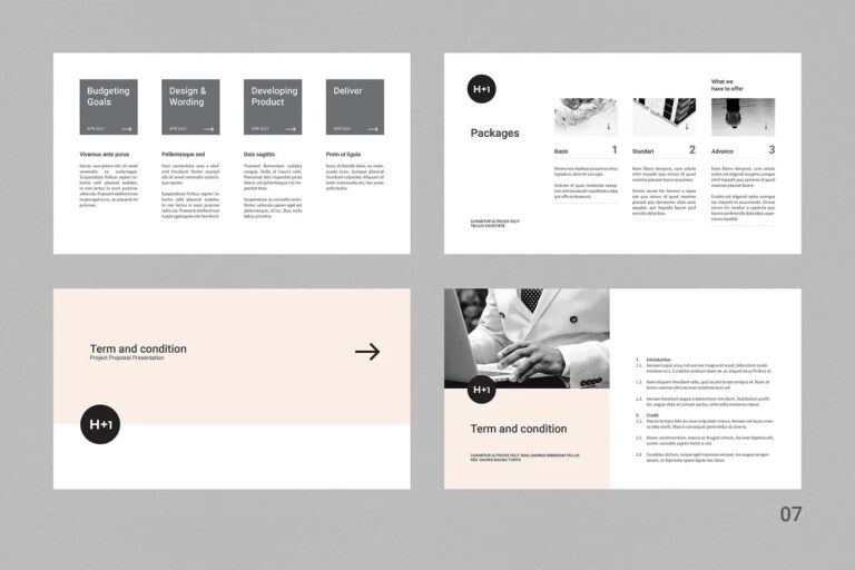 Project Proposal PowerPoint Template 32 Slides – MasterBundles