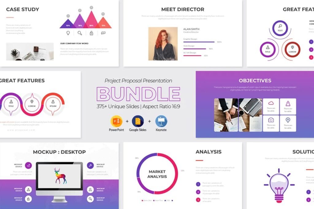 Project Proposal Presentation Bundle – MasterBundles