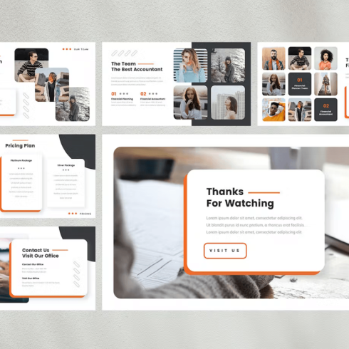 Akunta - Accounting PowerPoint Template | Master Bundles