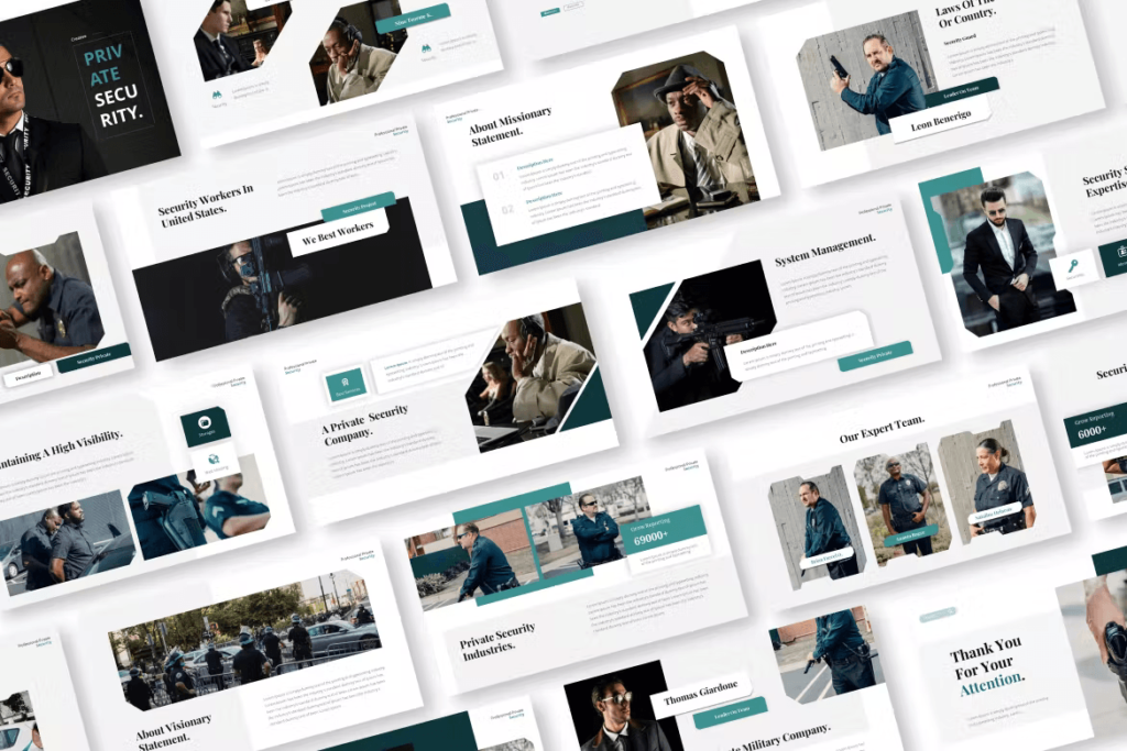 Private Security Powerpoint Presentation Template – MasterBundles