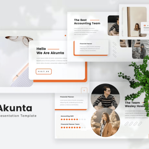 Akunta - Accounting PowerPoint Template | Master Bundles
