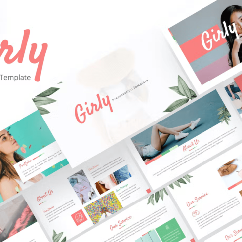 Girly - Beautiful Powerpoint Template | Master Bundles