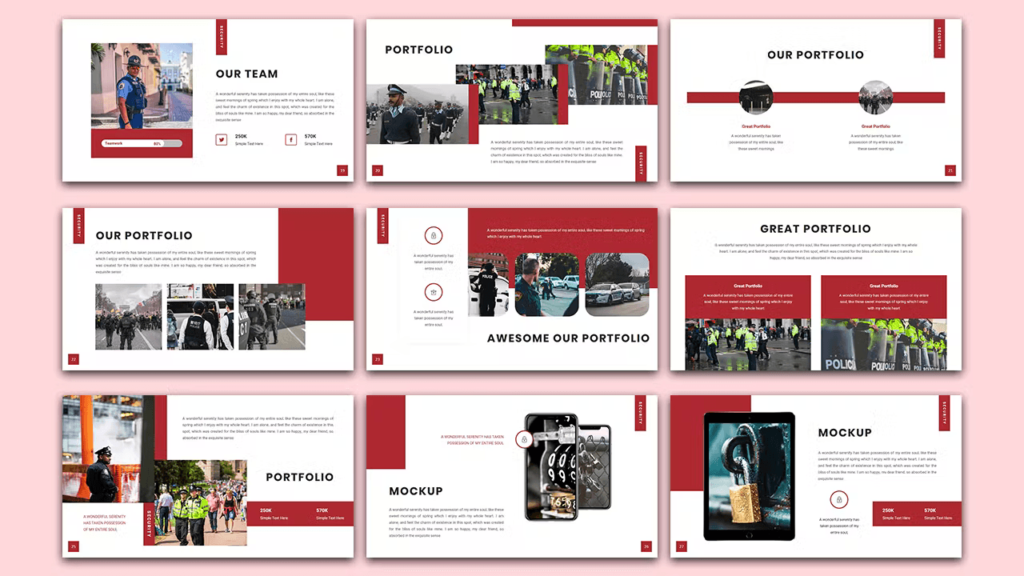 Guardian - Security PowerPoint Template – MasterBundles
