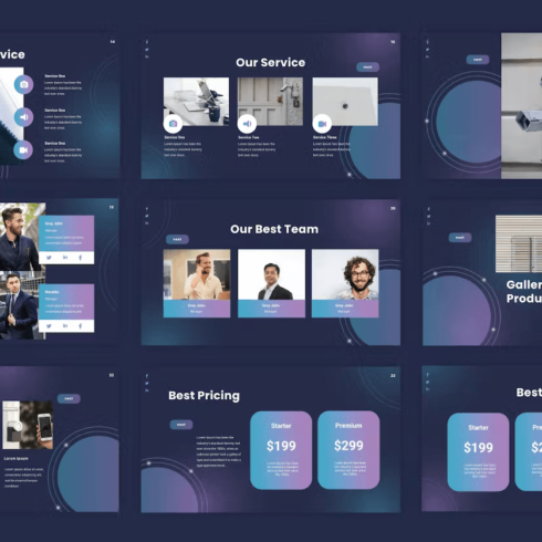 Xander - Home Security Powerpoint Template | Master Bundles
