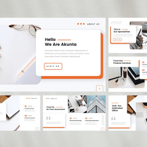 Akunta - Accounting PowerPoint Template | Master Bundles