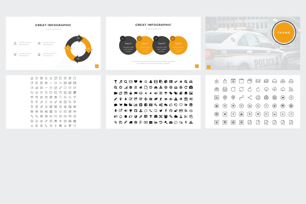Kriing - Security PowerPoint Template – MasterBundles