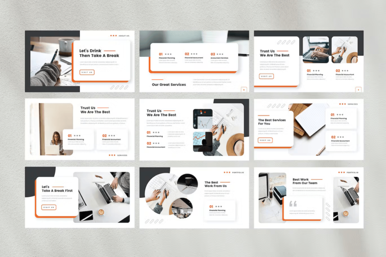 Akunta - Accounting PowerPoint Template – MasterBundles