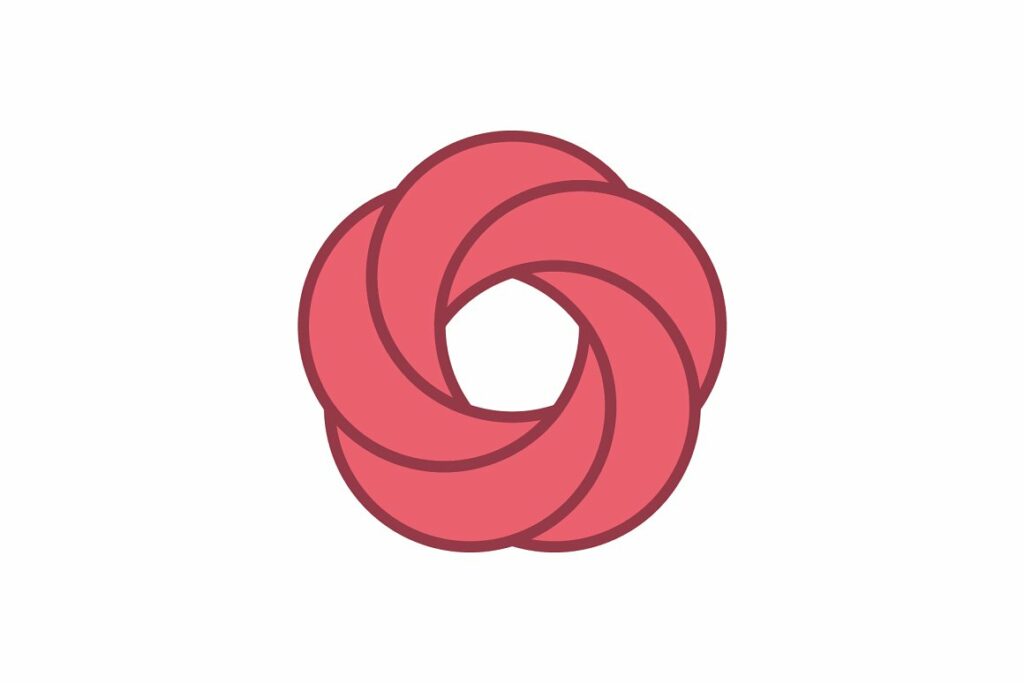 Geometric Rose Logo – MasterBundles