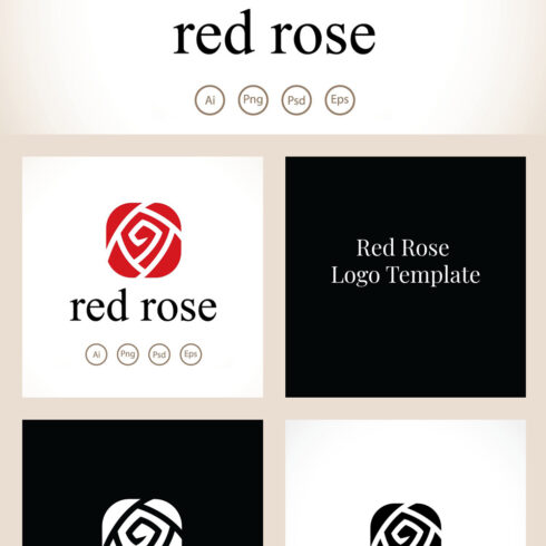Red Rose Logo Template | Master Bundles