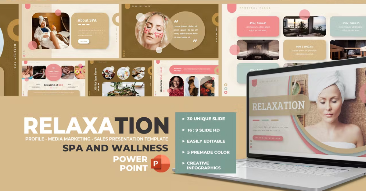 Relaxation - Spa & Wellness Presentation – MasterBundles