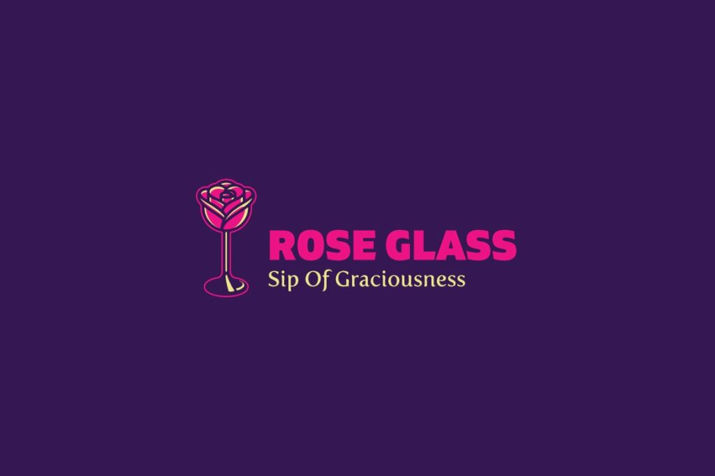 Rose Glass Logo Template – MasterBundles