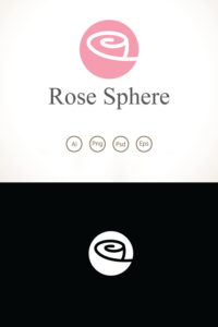 Rose Sphere Logo Template – MasterBundles