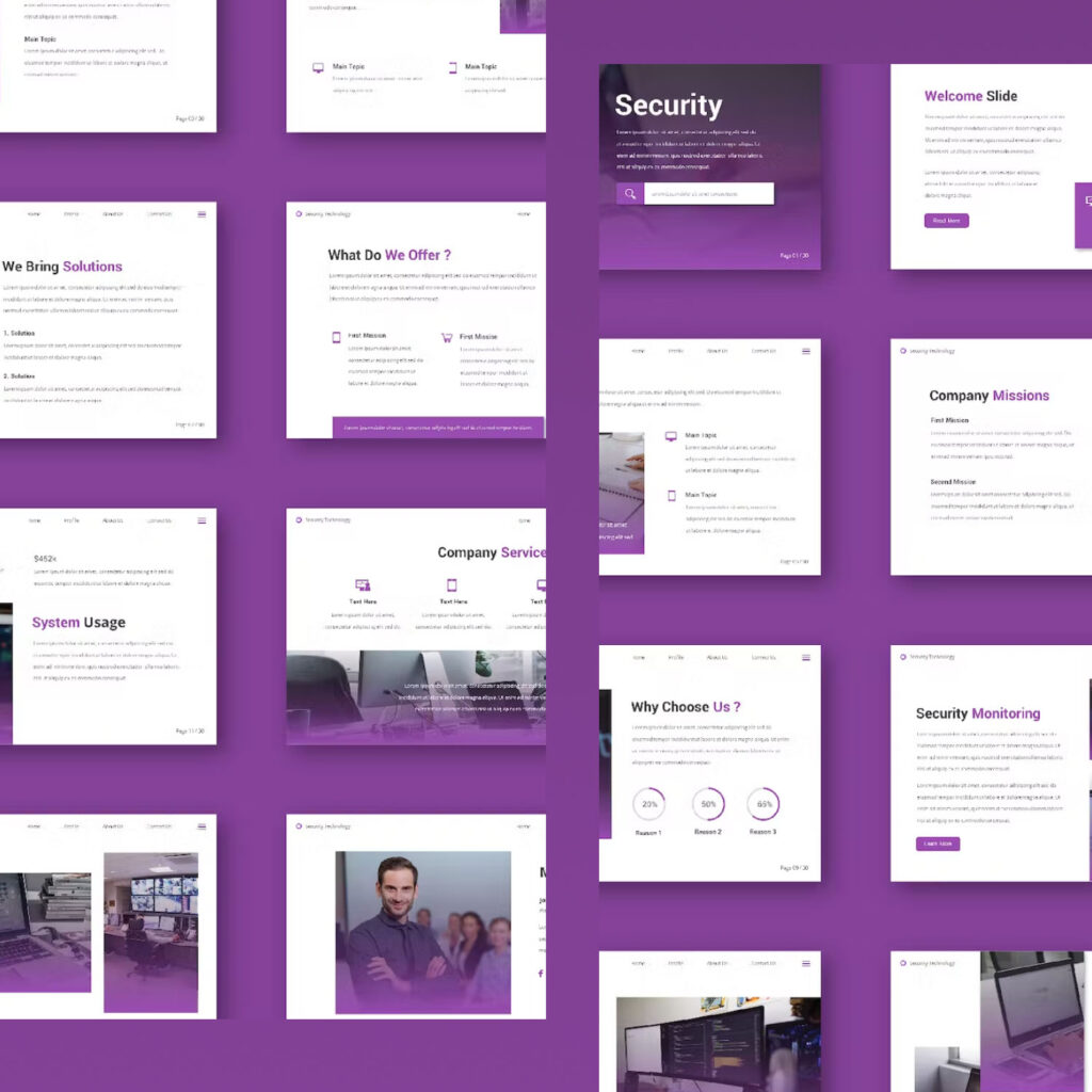 Security - Powerpoint Template – MasterBundles