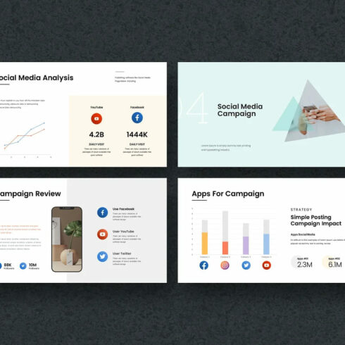 Social Media Strategy Template Canva | Master Bundles