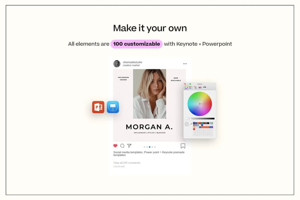 Social Media Templates - Key + PP – MasterBundles