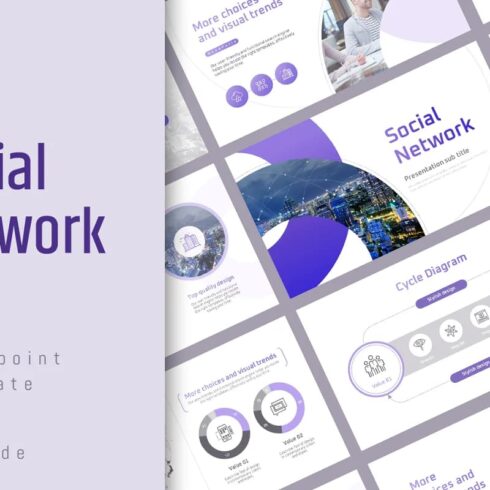 Social Network PPT Template | Master Bundles