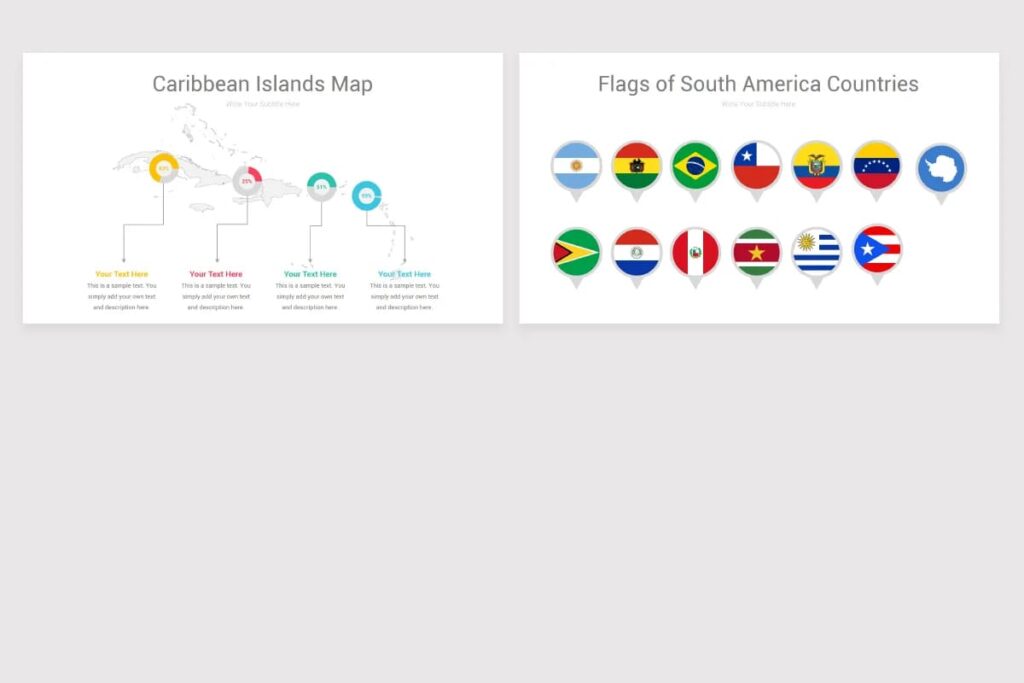 South America Maps PowerPoint Template – MasterBundles