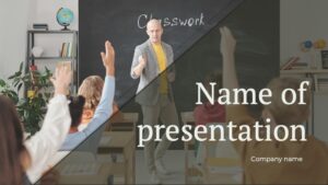 Teacher Introduction Powerpoint Template - Free – MasterBundles
