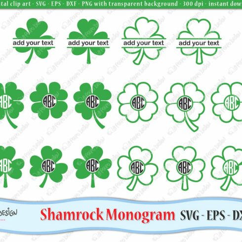 Shamrock Monogram SVG | Master Bundles