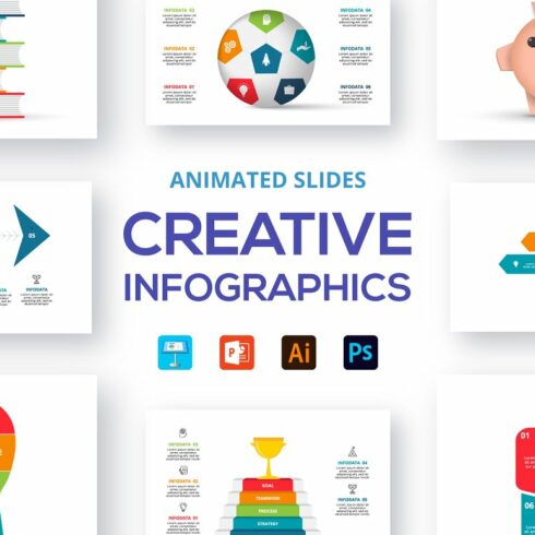 Creative Animated Infographics | Master Bundles