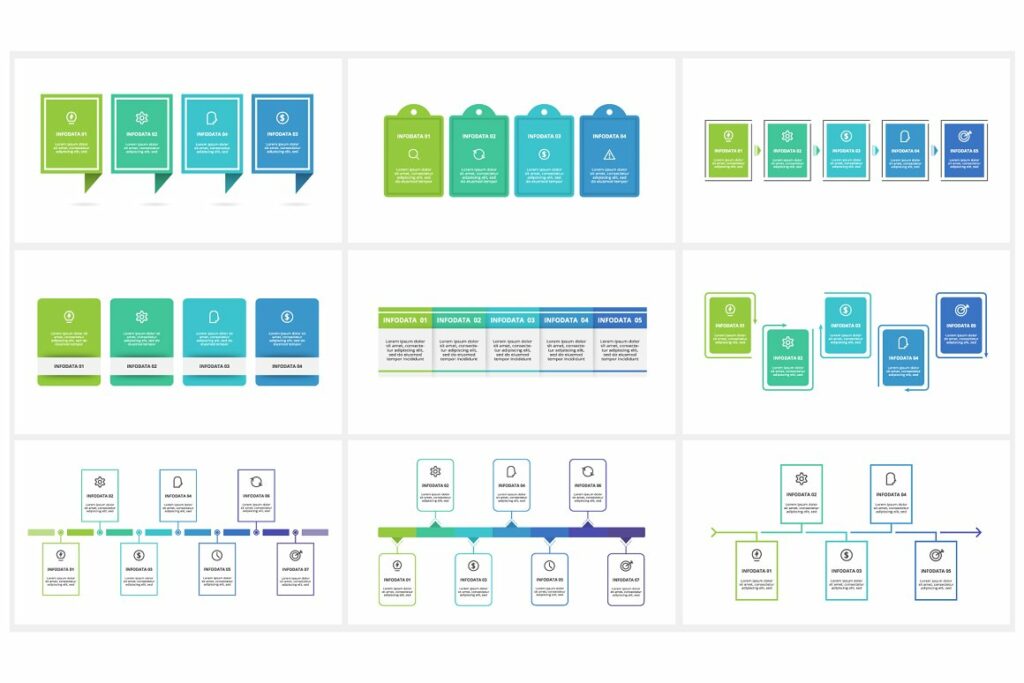 Rectangles Animated Infographics – MasterBundles