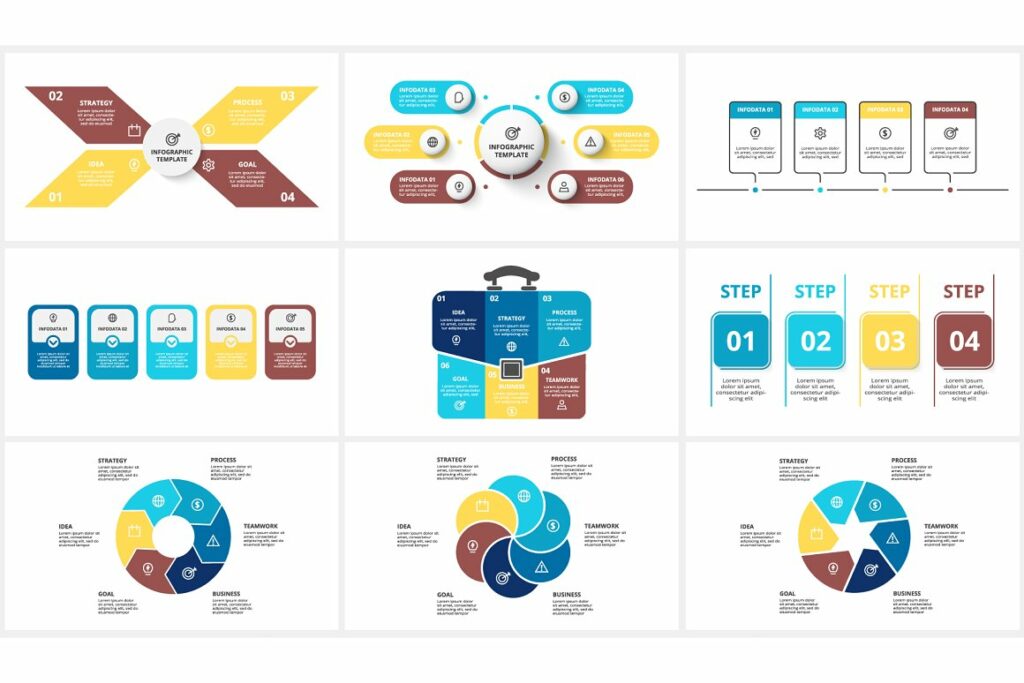 Mix Animated Infographics – MasterBundles