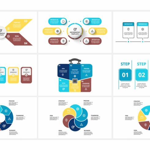 Mix Animated Infographics | Master Bundles