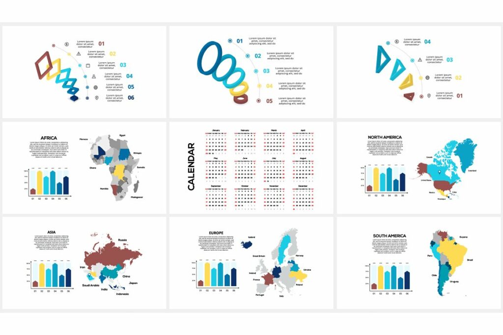Mix Animated Infographics – MasterBundles