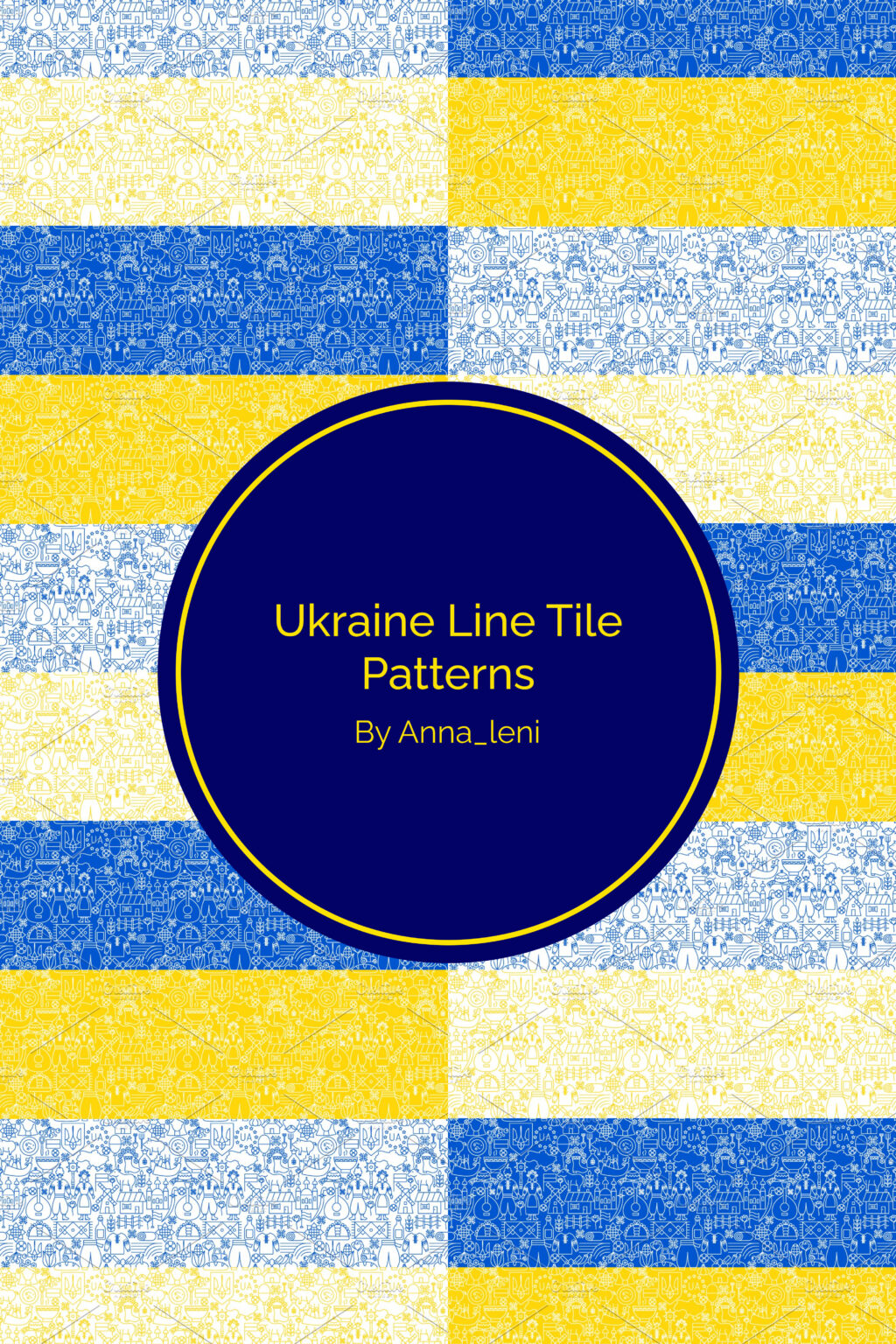 Ukraine Line Tile Patterns – MasterBundles