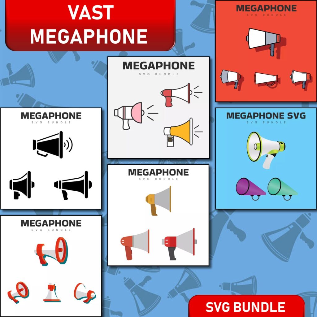Vast Megaphone SVG Bundle – MasterBundles