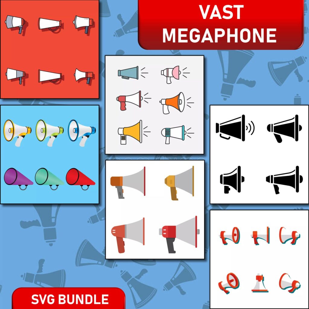 Vast Megaphone SVG Bundle – MasterBundles