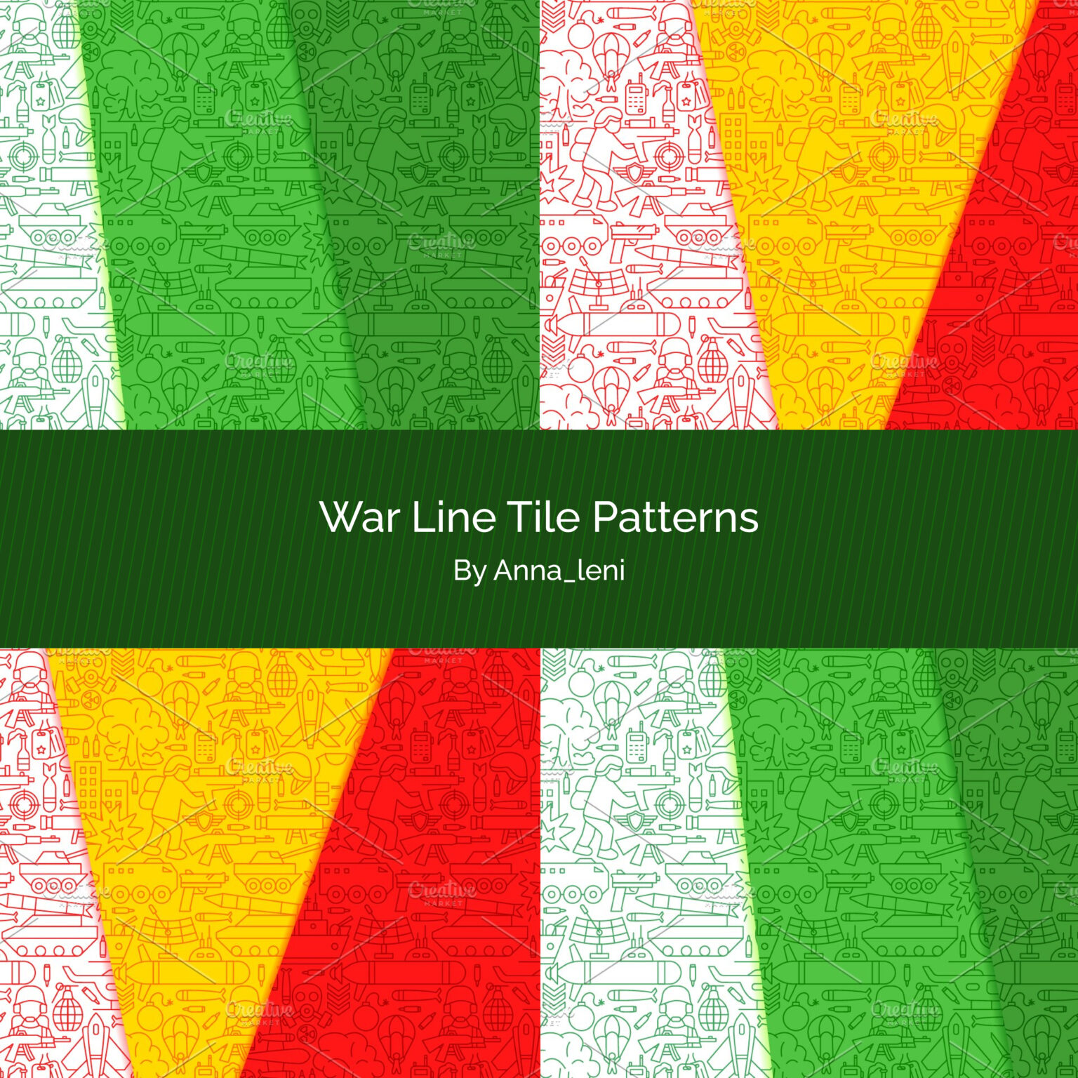 War Line Tile Patterns – MasterBundles