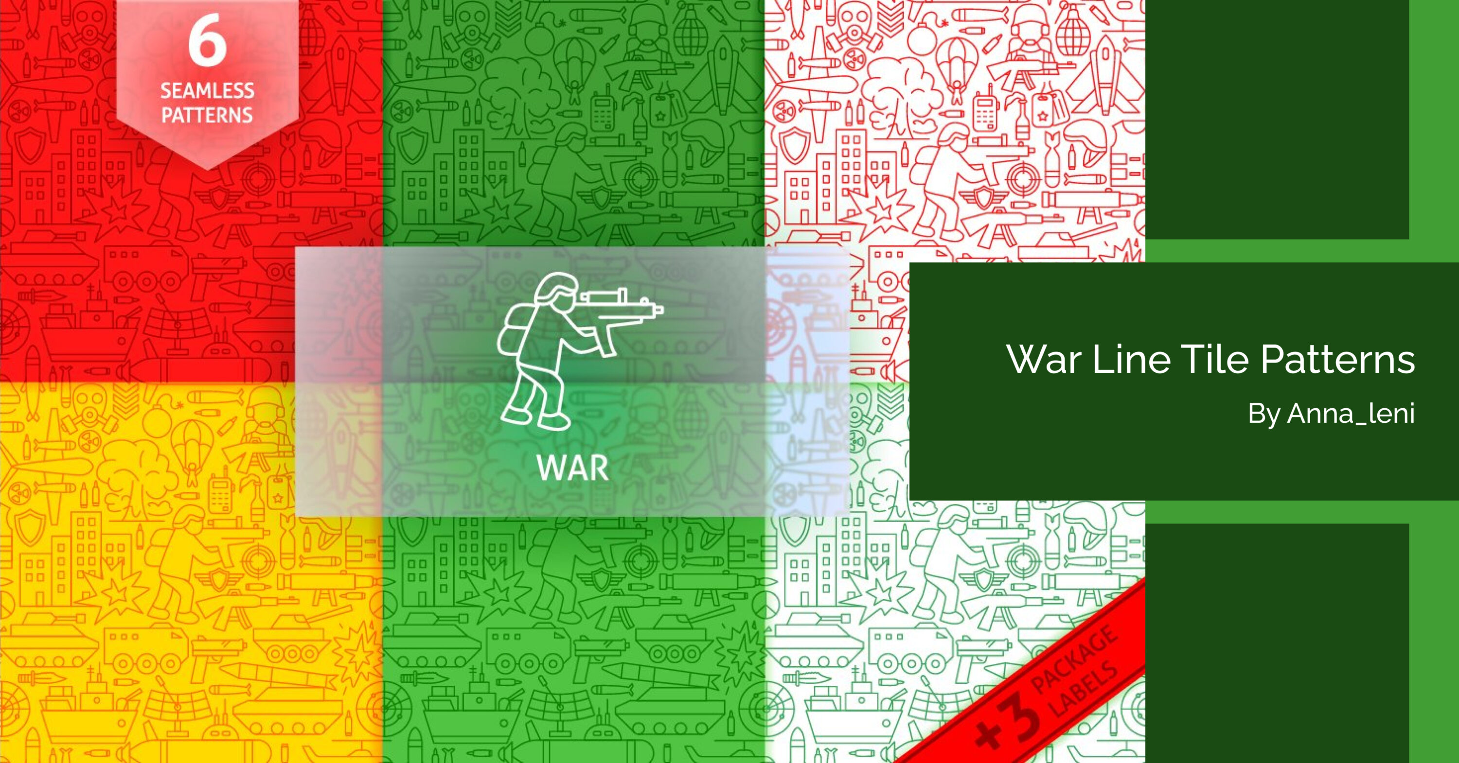 War Line Tile Patterns – MasterBundles