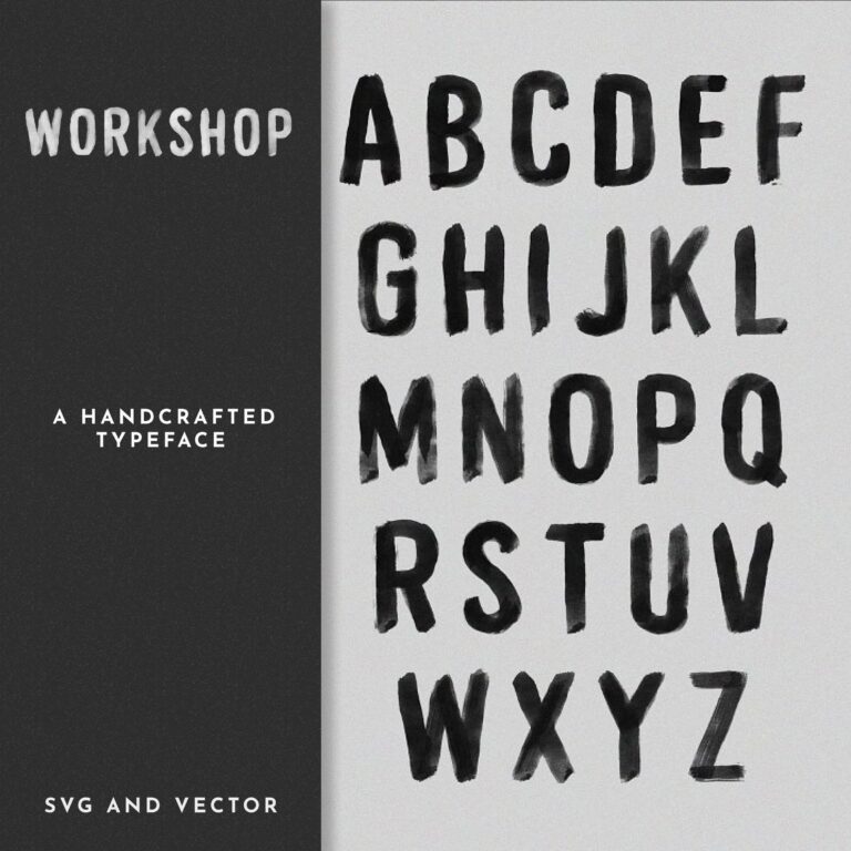 WORKSHOP SVG Font Duo – MasterBundles